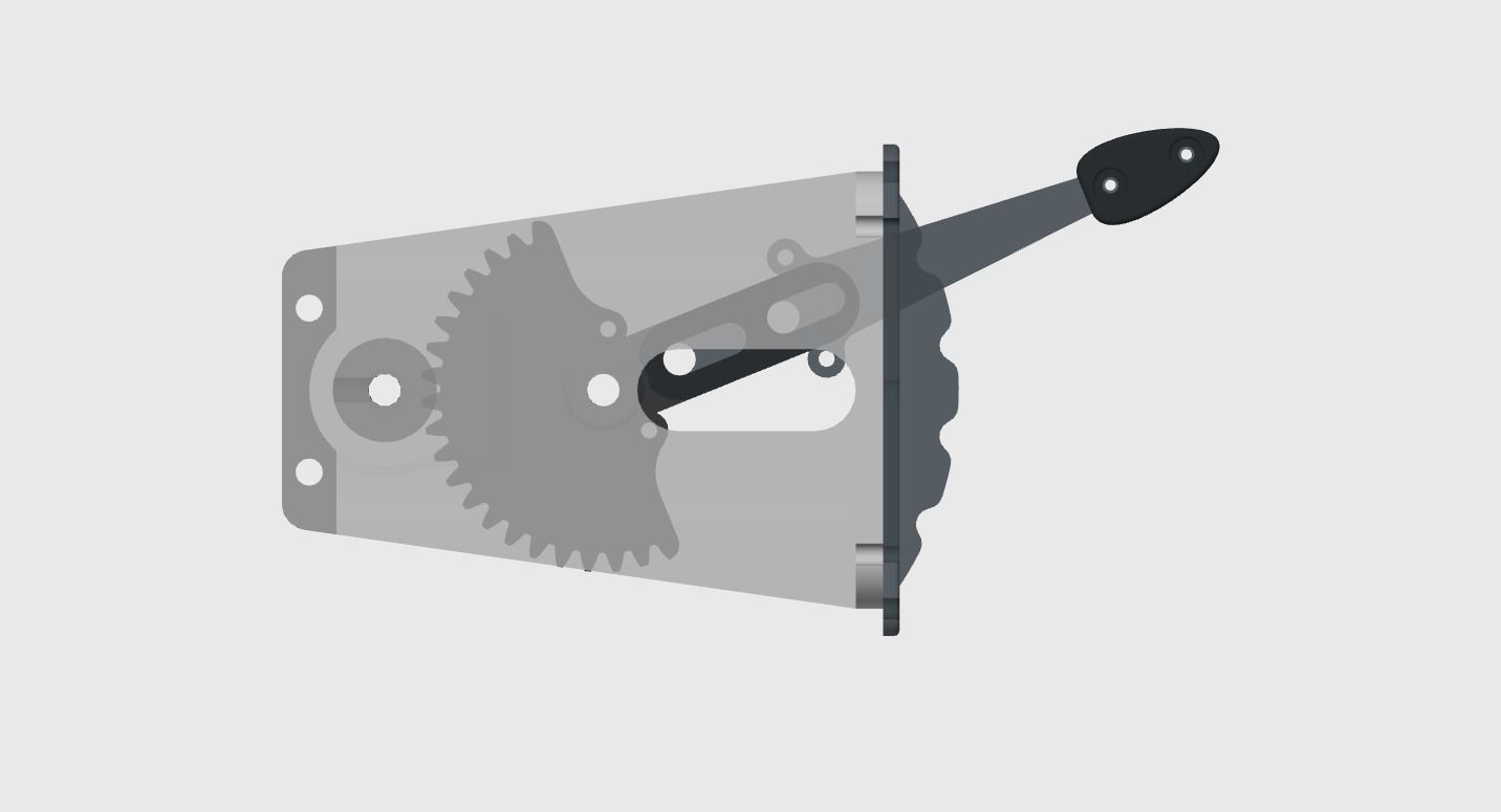 Flap Mechanism for Flight Simulator 3D Printable 3D model 3D printable ...