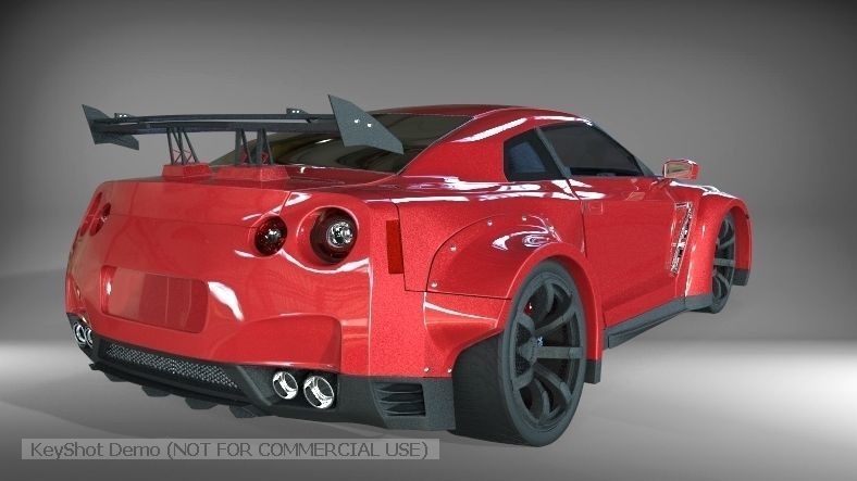 Nissan GTR 3D model | CGTrader