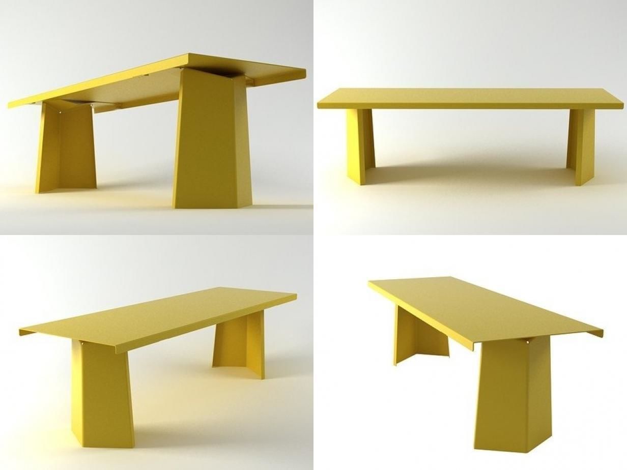 Pallas four tables 3D model | CGTrader