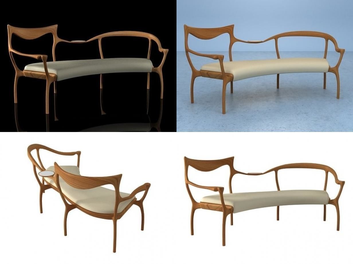 DRDP four furniture 3D model | CGTrader