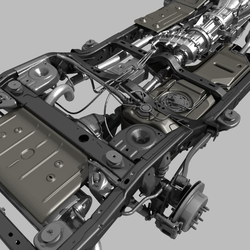 Car Chassis 3D model | CGTrader