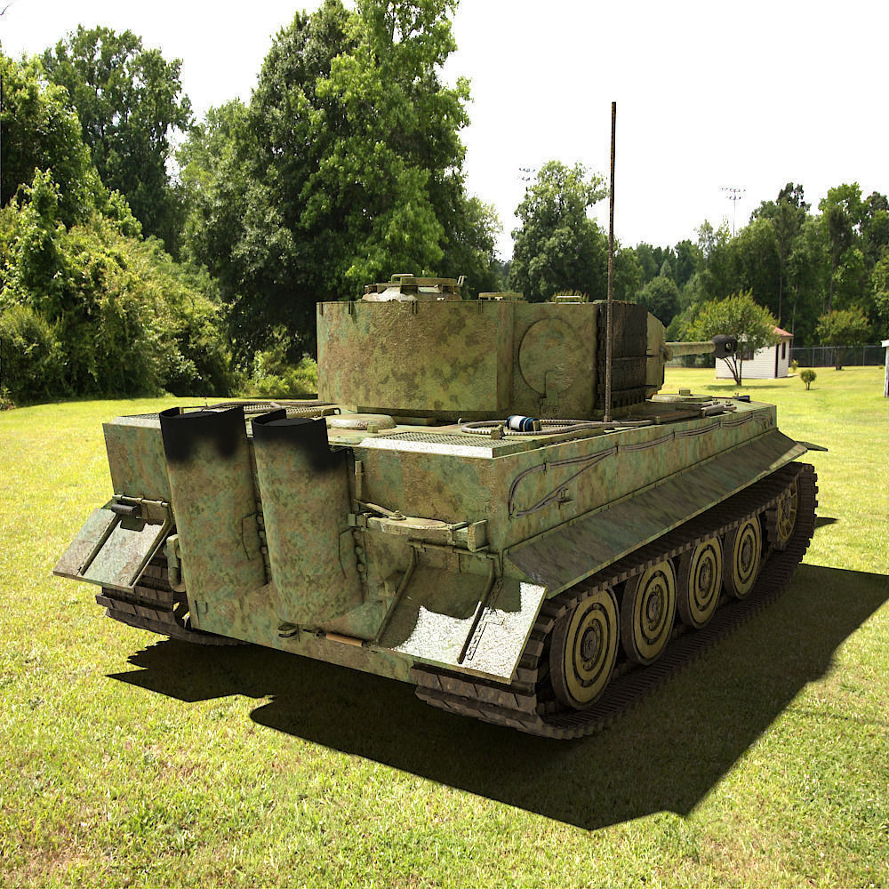 Tiger 1 Tank 3D Model .max .obj .3ds .fbx - CGTrader.com