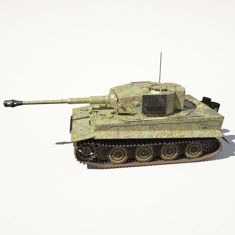 Tiger 1 Tank 3D Model MAX OBJ 3DS FBX - CGTrader.com