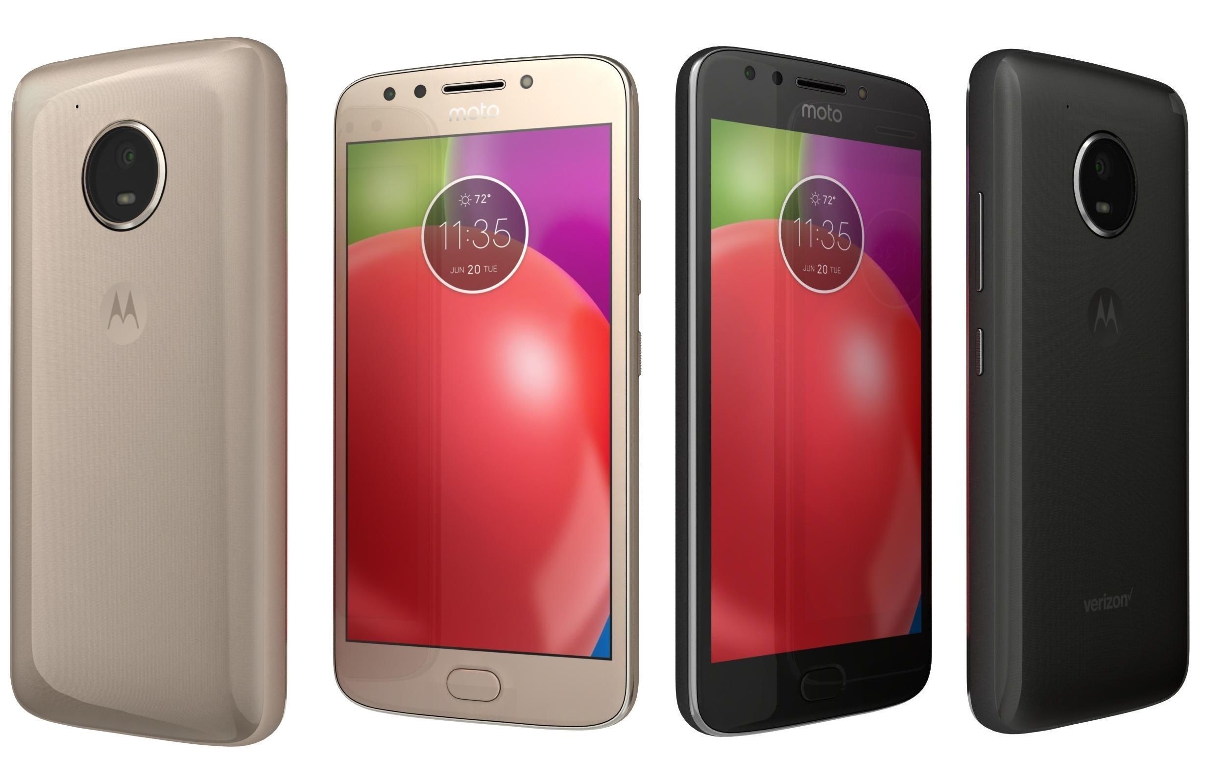 Motorola Moto E4 All Colors 3D model | CGTrader