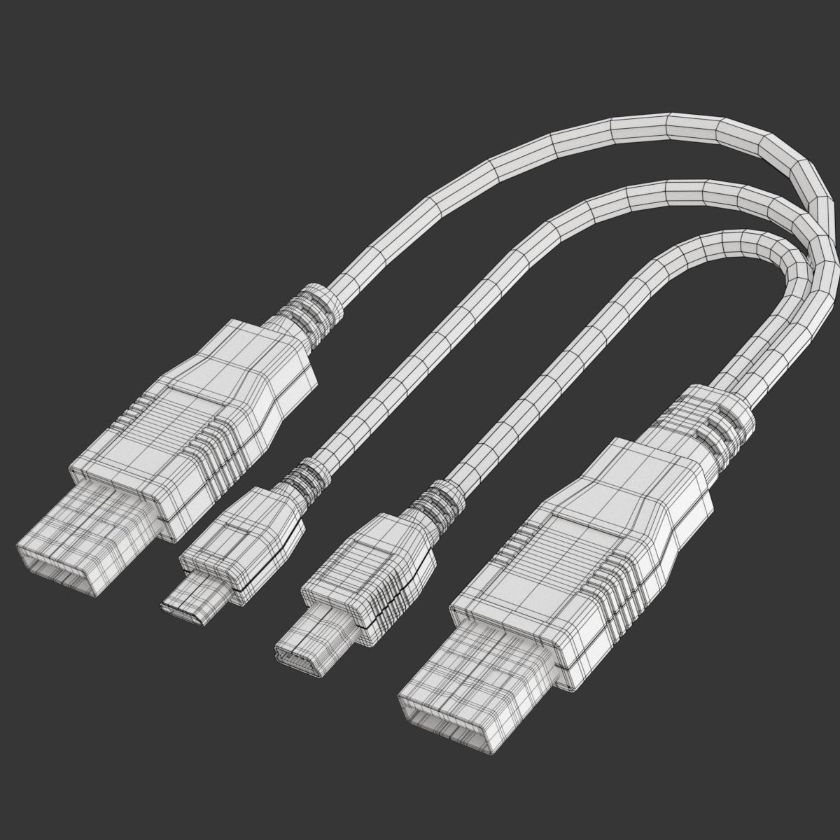 USB Plugs 3D model | CGTrader