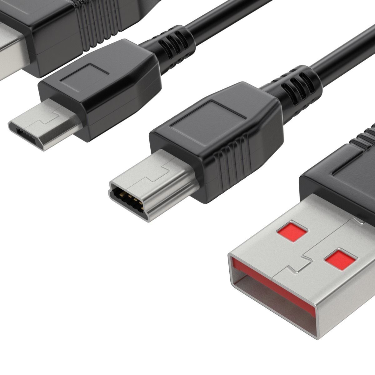 USB Plugs 3D model | CGTrader