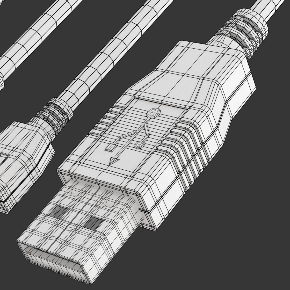 USB Plugs 3D model | CGTrader