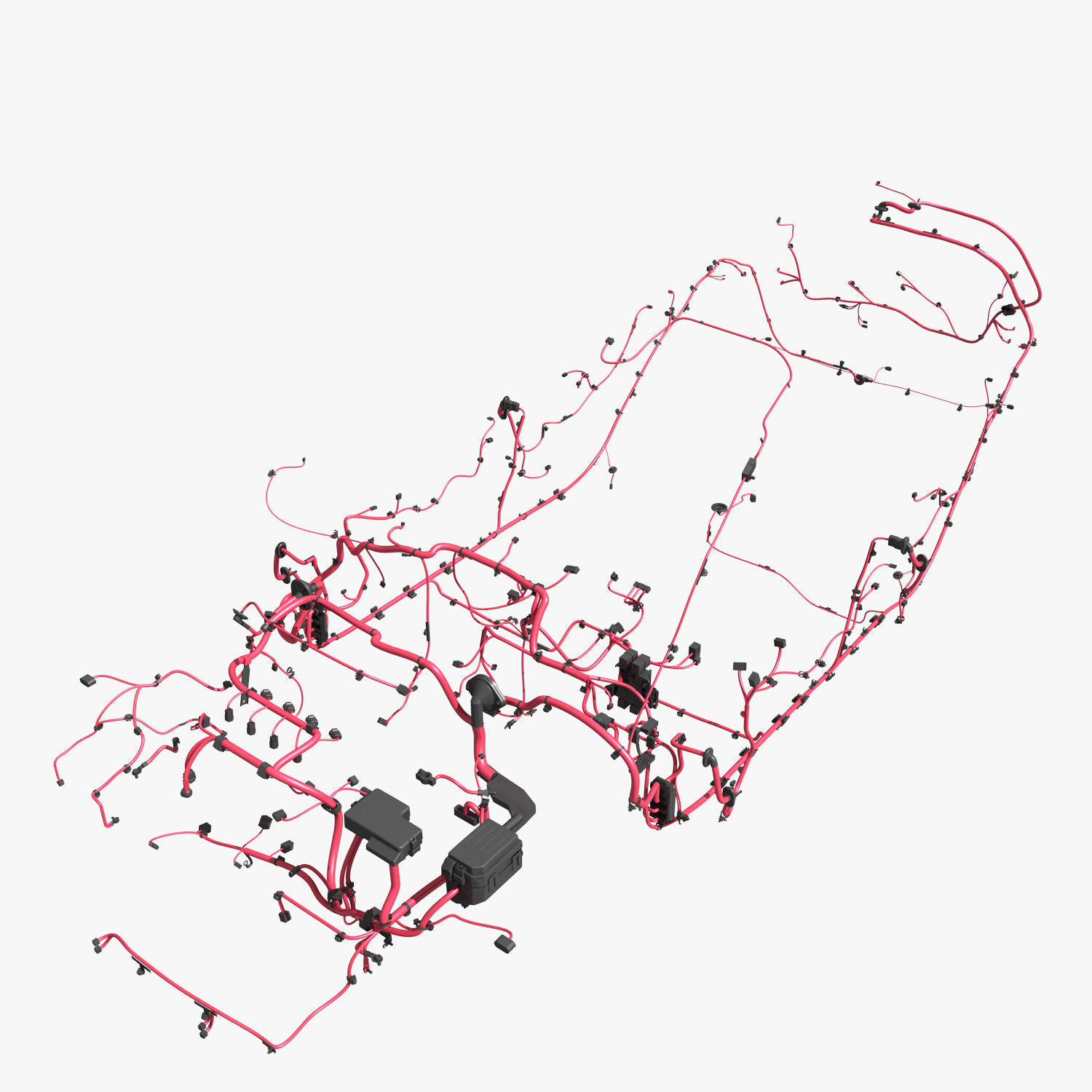 Automotive Electronic System 3D model | CGTrader