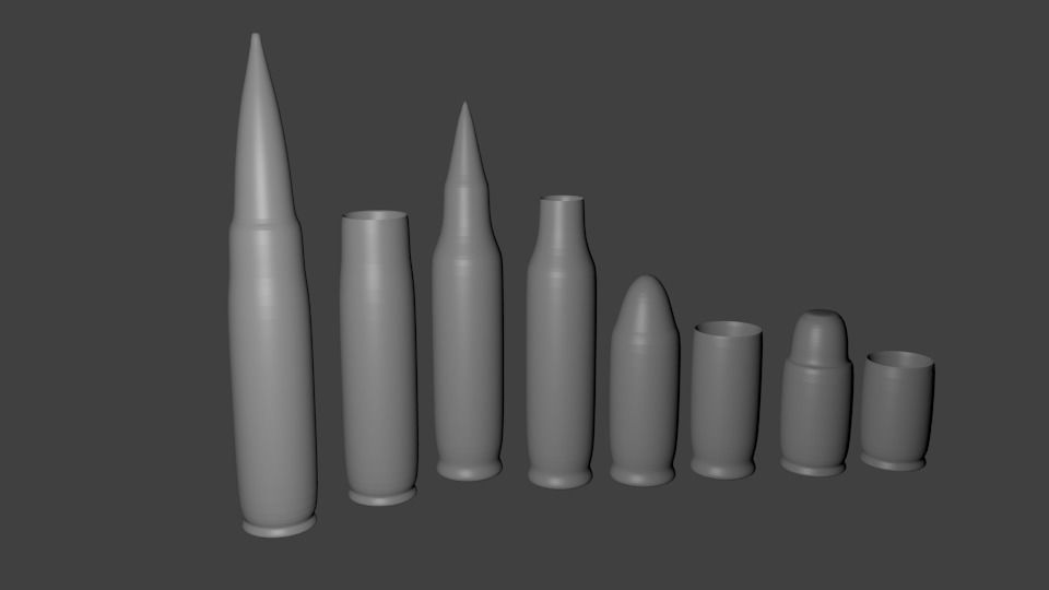 3D model Shell Casings VR / AR / low-poly | CGTrader
