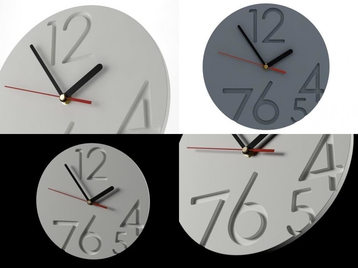 120 Clock 3D model | CGTrader