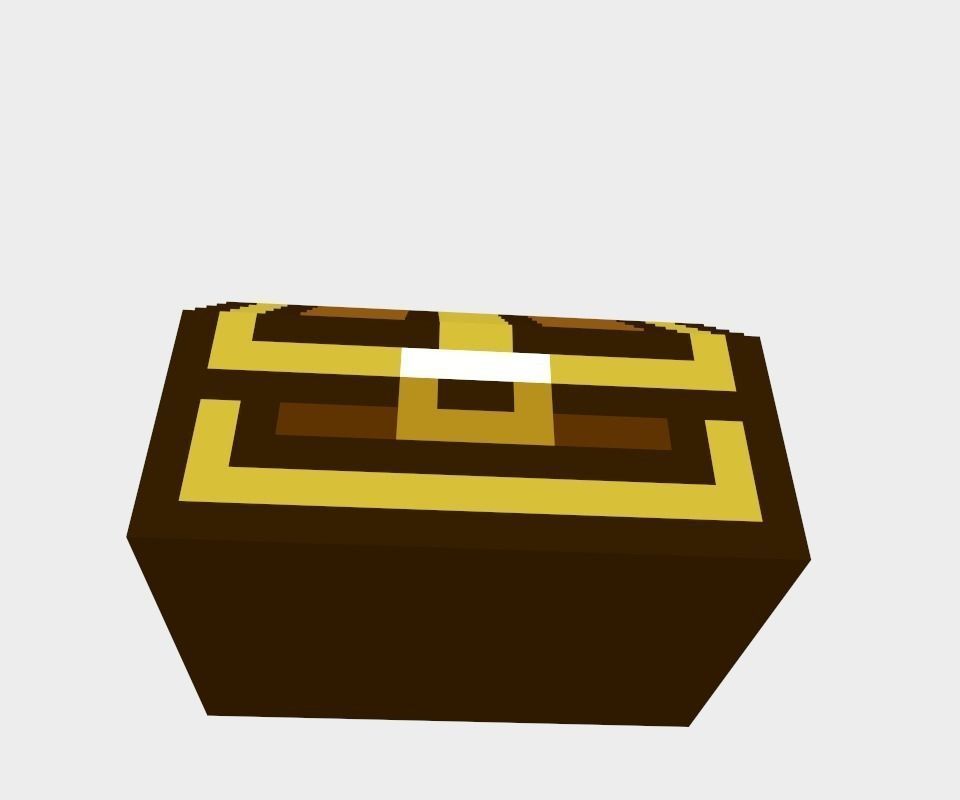 3D model Voxel Small Chest VR / AR / low-poly | CGTrader