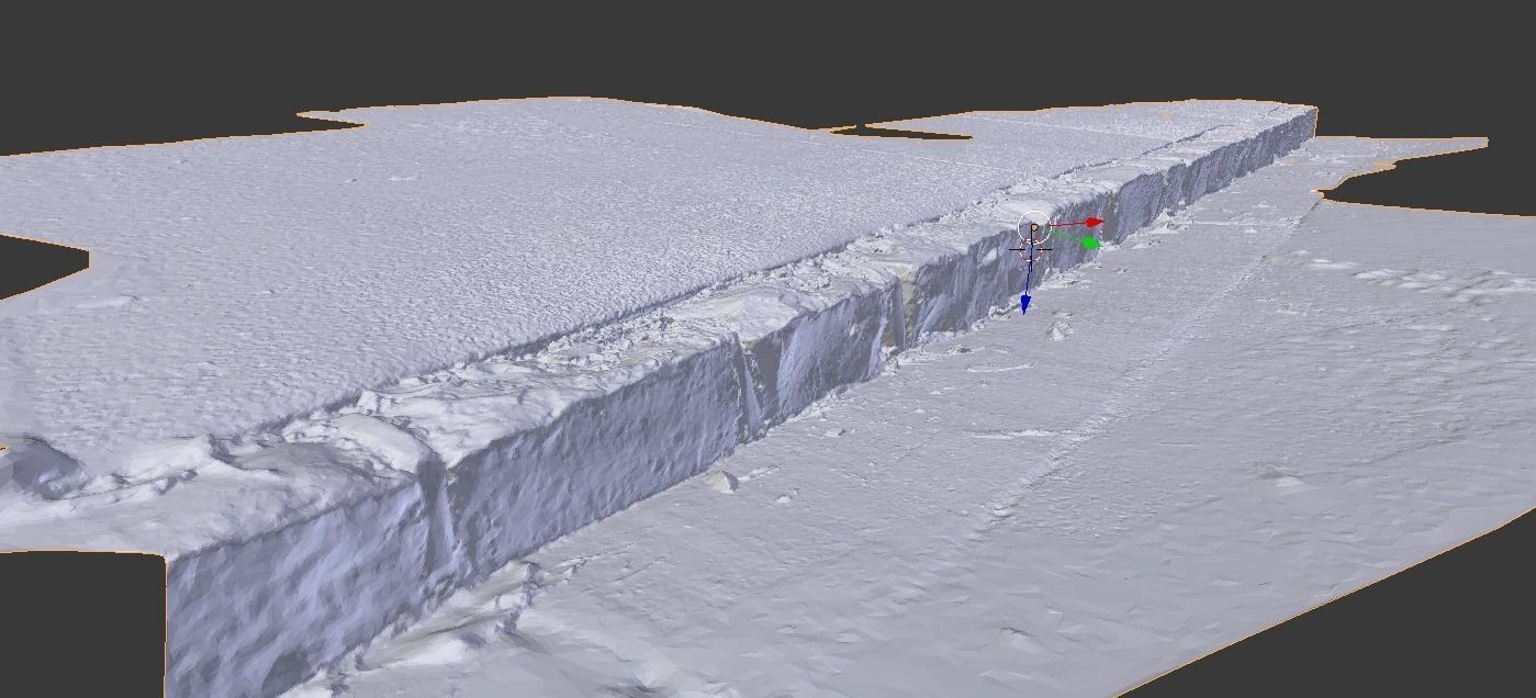 Rough Curb 3D model | CGTrader