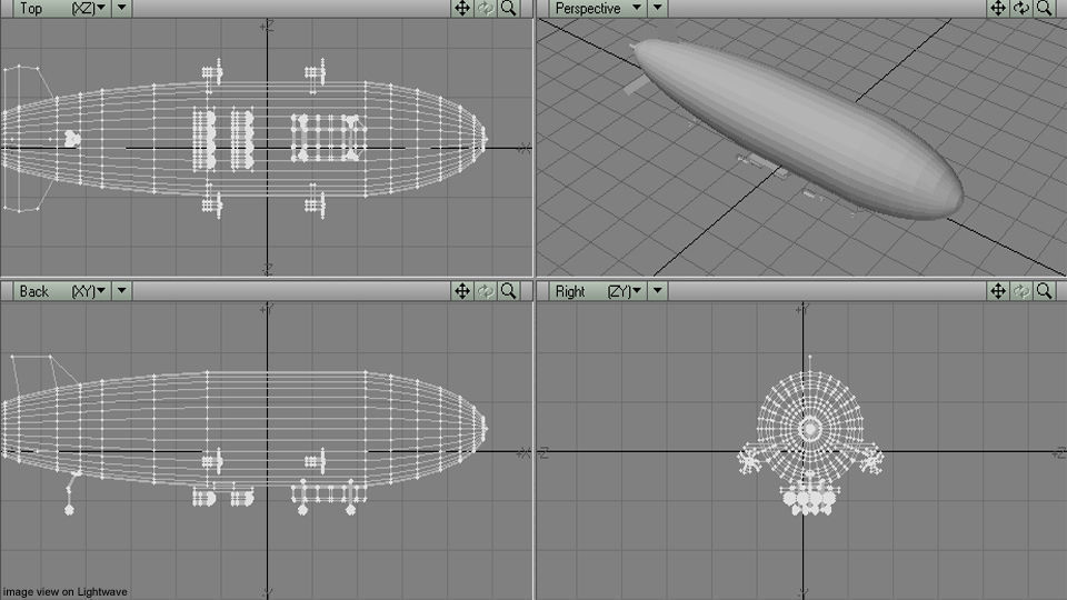 Zeppelin - Classic 3D model | CGTrader