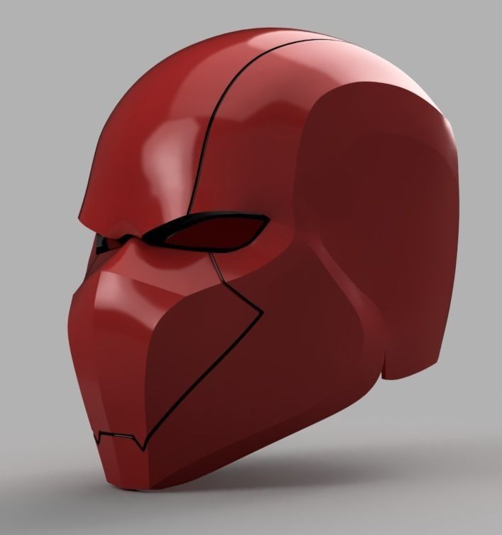 Red Hood Mask 3d Print File