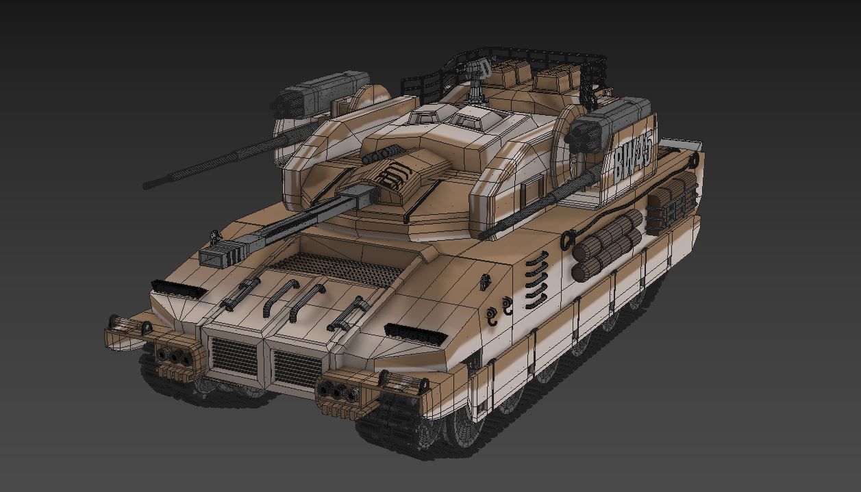 Military Tank Concept 3D Model 3D model | CGTrader