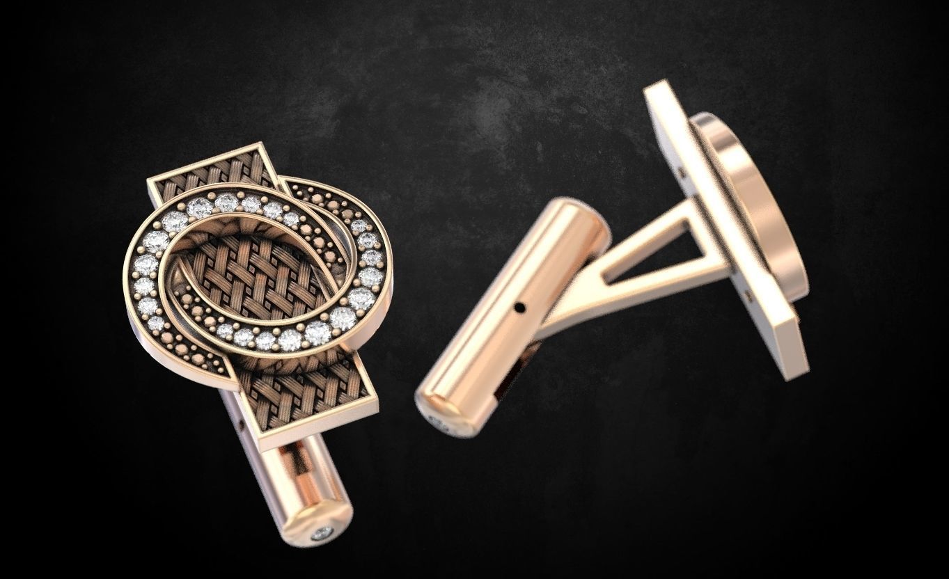 Cufflinks for men 129 3D model 3D printable | CGTrader