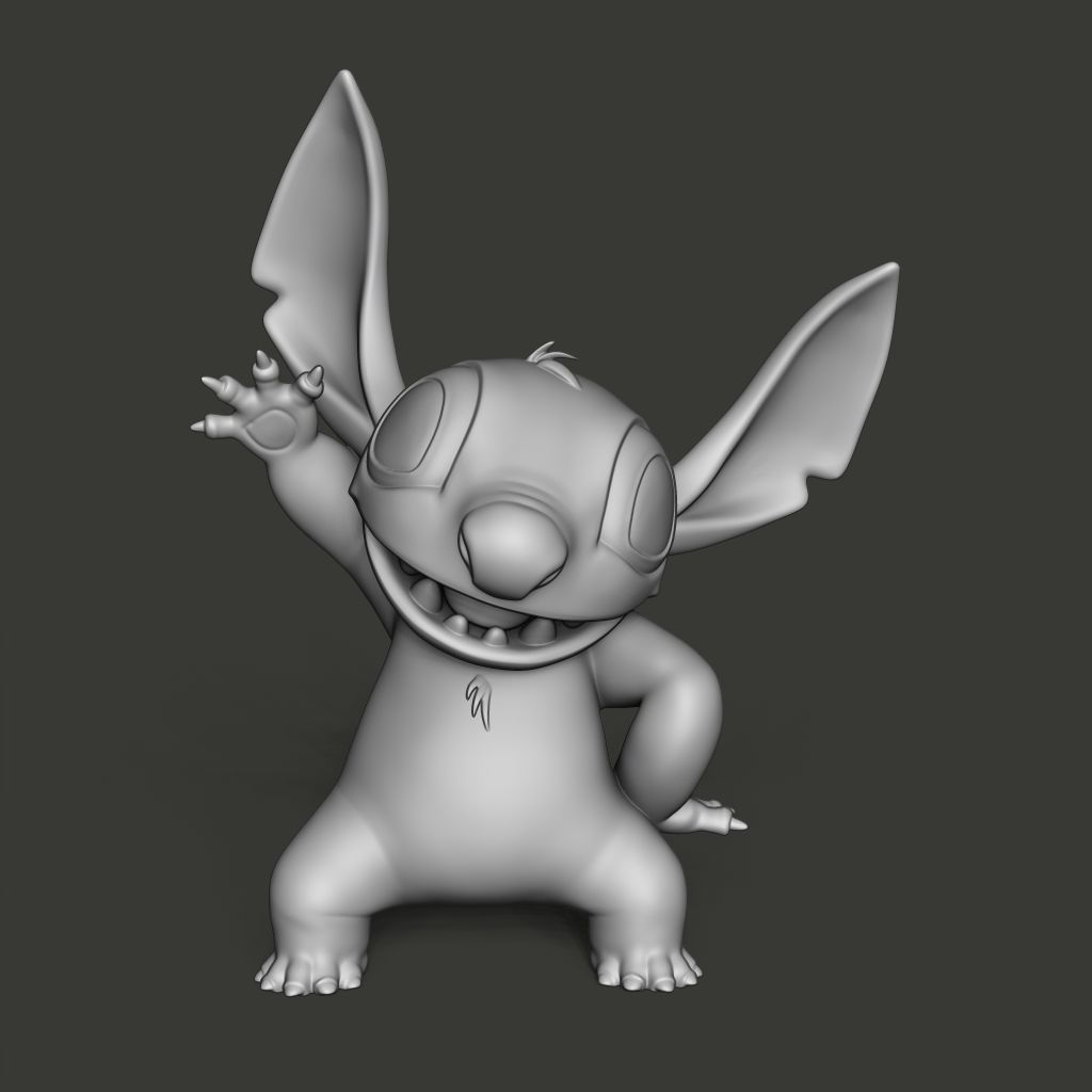 Stitch 3d Print Model figurine 3D model 3D printable | CGTrader
