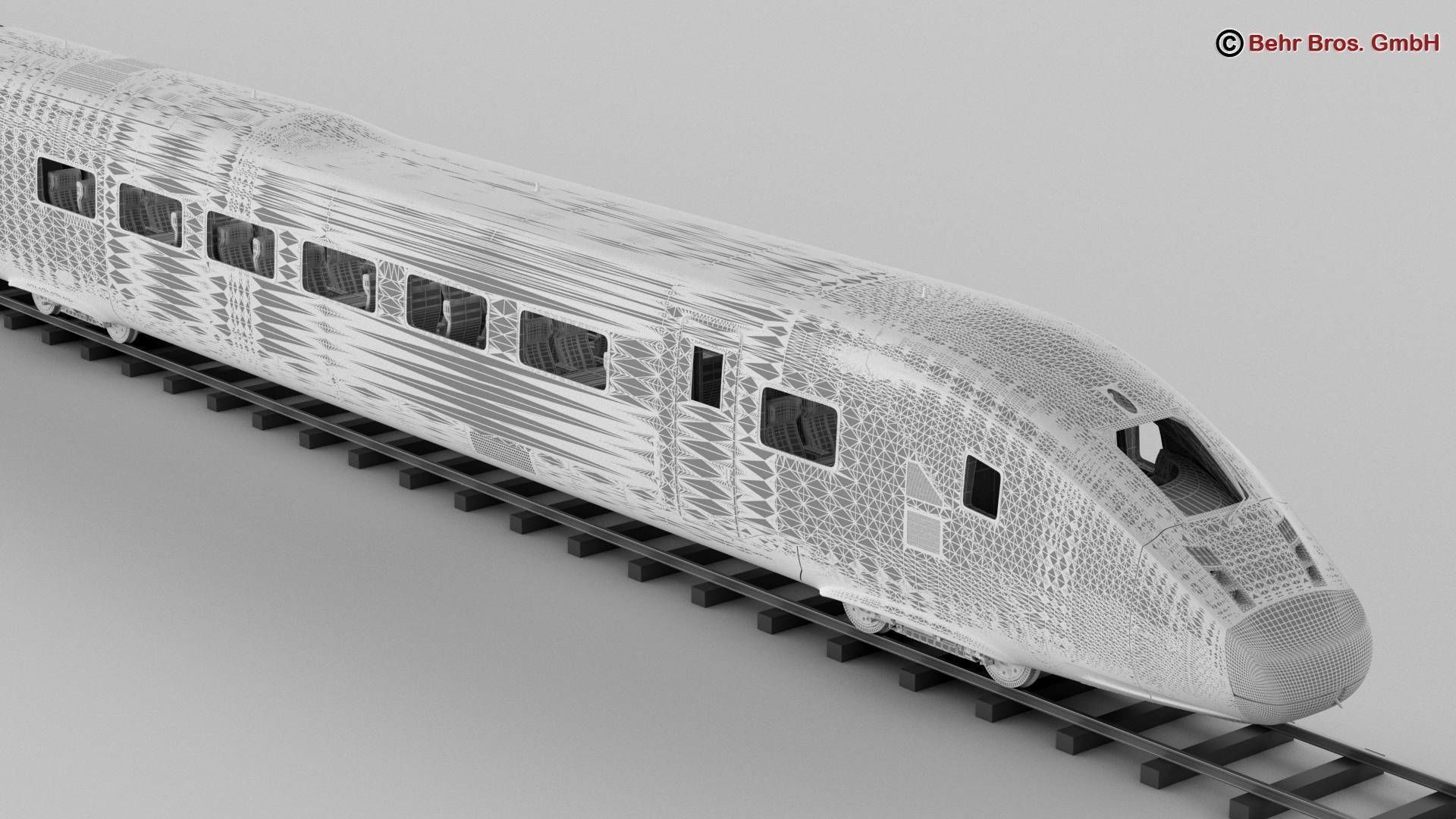 ICE 4 BR412 3D model rigged | CGTrader