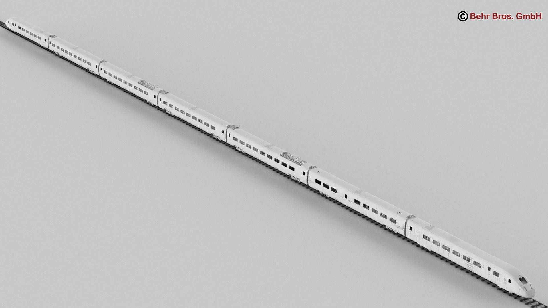 ICE 4 BR412 3D model rigged | CGTrader