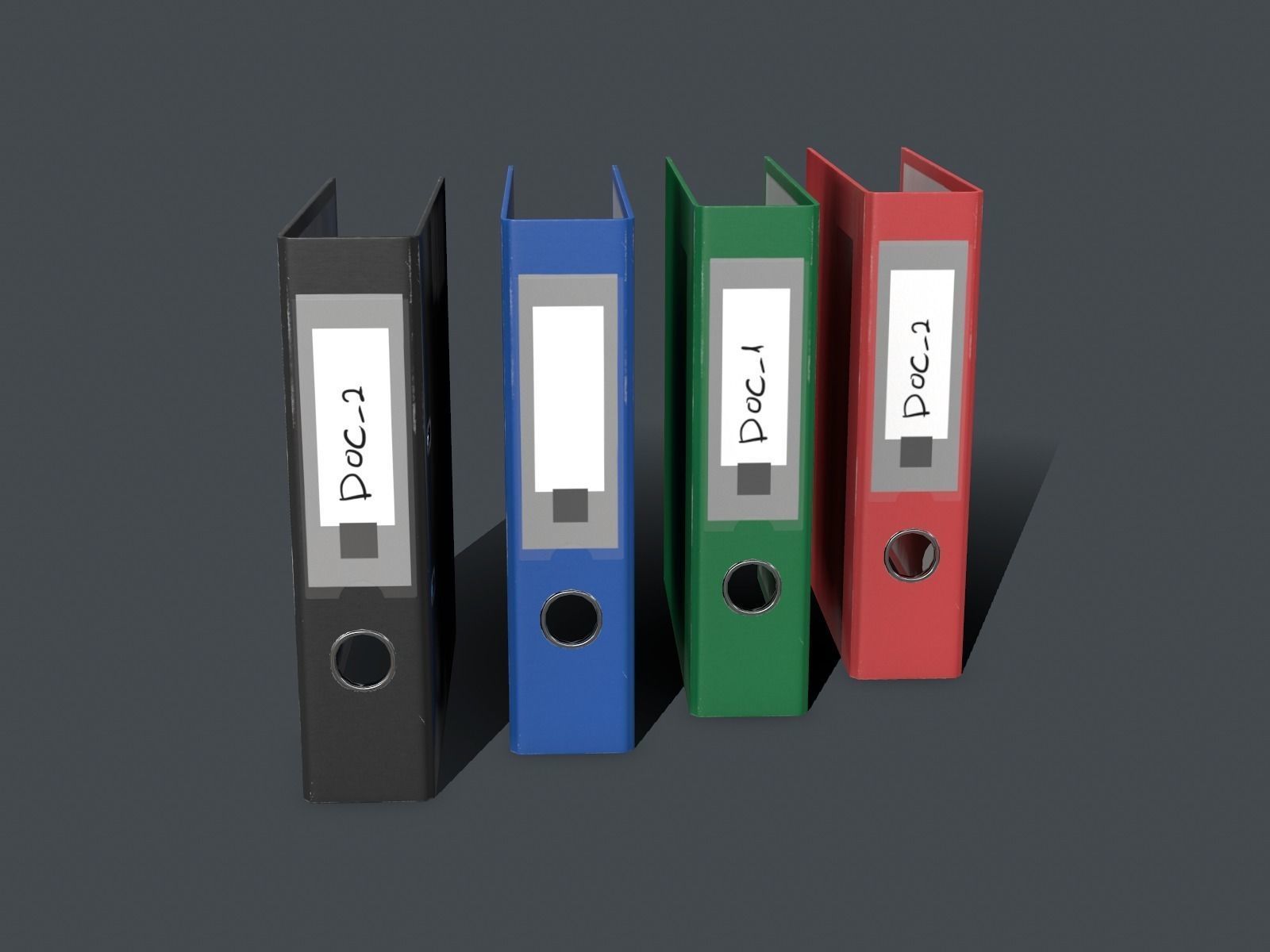 Ring Binder free VR / AR / low-poly 3D model | CGTrader