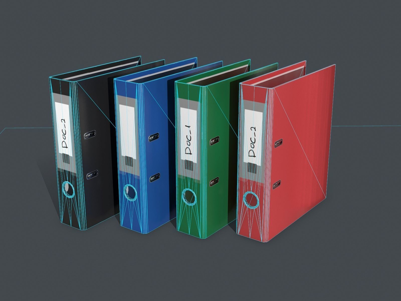 Ring Binder free VR / AR / low-poly 3D model | CGTrader