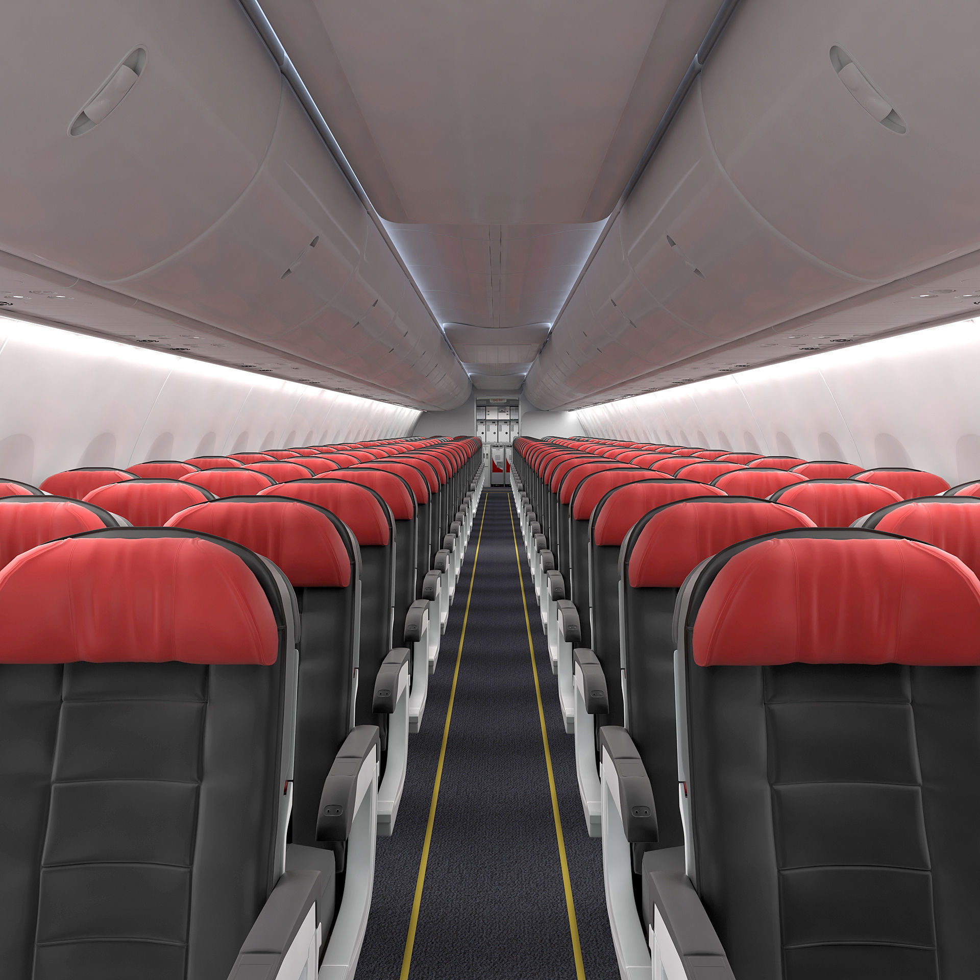 Boeing 737 Interior With Galley 3D model | CGTrader