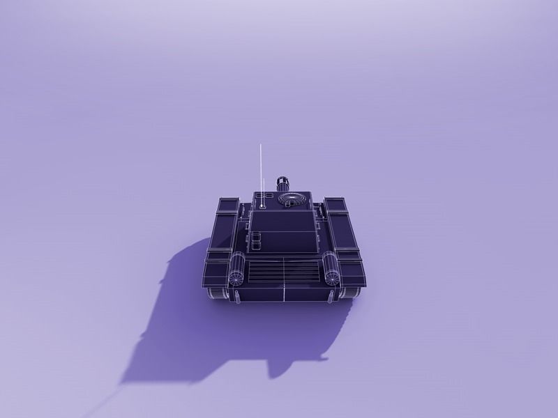 3D model Cartoon Low Poly Tank VR / AR / low-poly animated | CGTrader