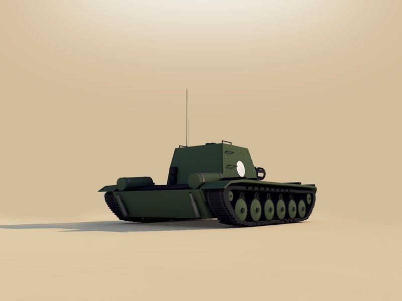 3D model Cartoon Low Poly Tank VR / AR / low-poly animated | CGTrader