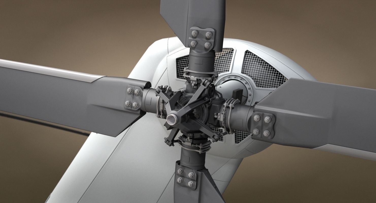 CH-53 Military Helicopter With Simple Textures 3D model rigged | CGTrader