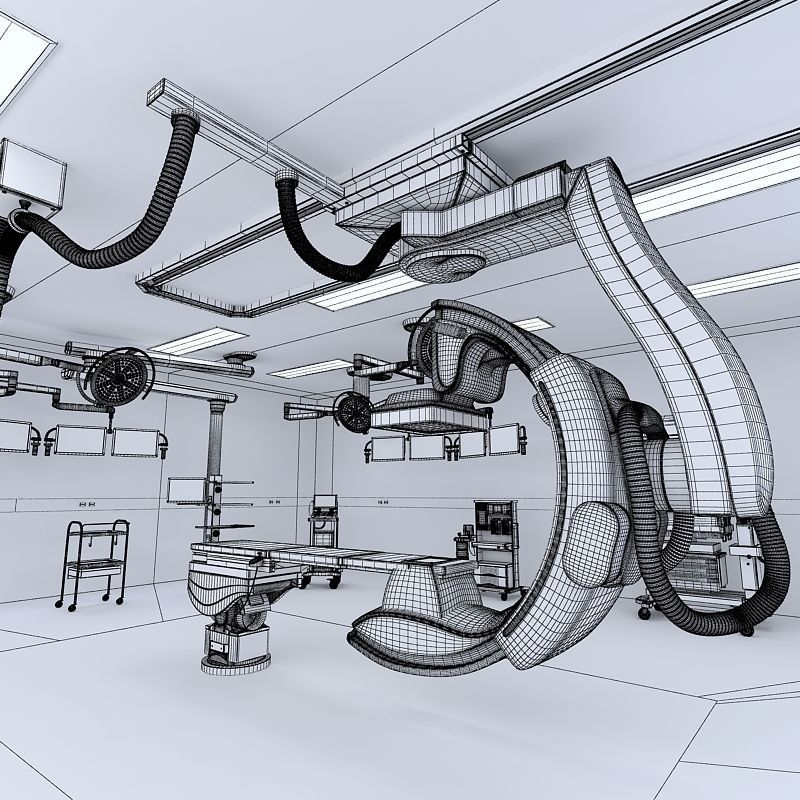 Operating Room 3D model | CGTrader