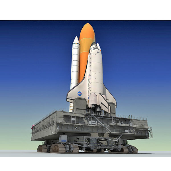 NASA Shuttle Launch Pad 3D model | CGTrader