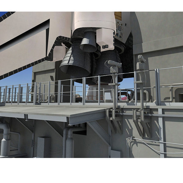 NASA Shuttle Launch Pad 3D model | CGTrader