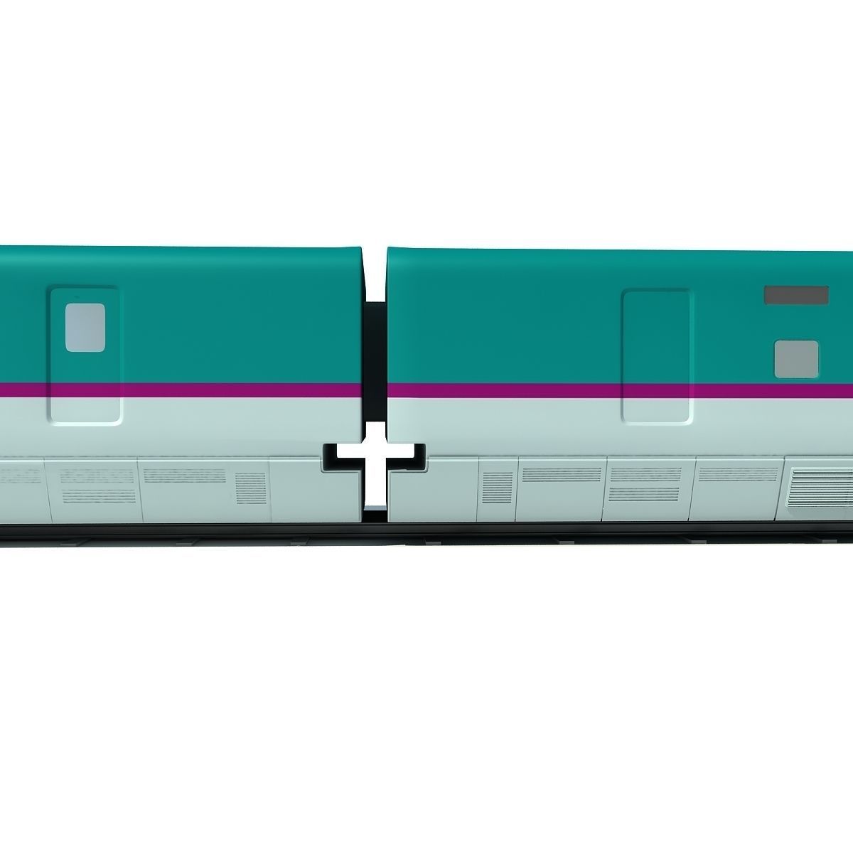 Blue High-Speed Train Shinkansen 3D model | CGTrader