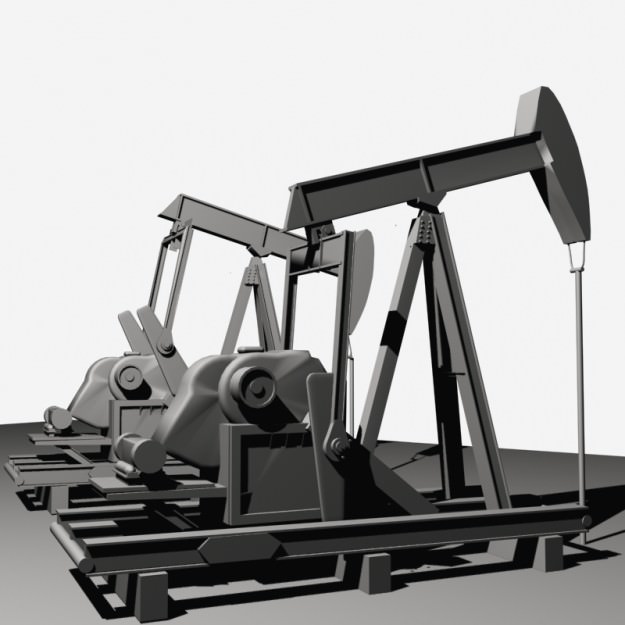 Oil Field Pump Jack 3D model | CGTrader