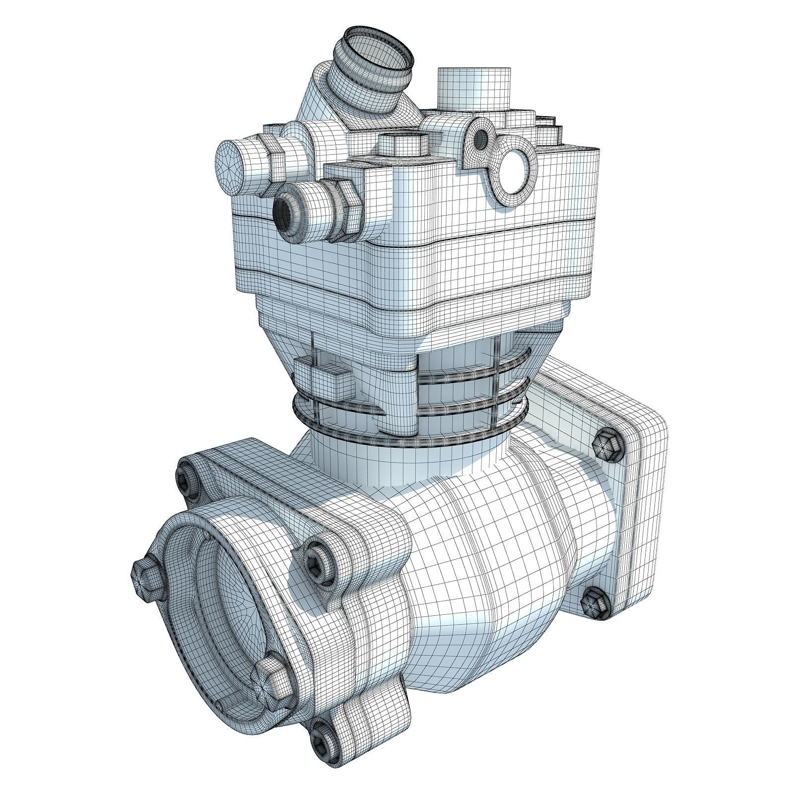 Engine Parts 33 3D model | CGTrader