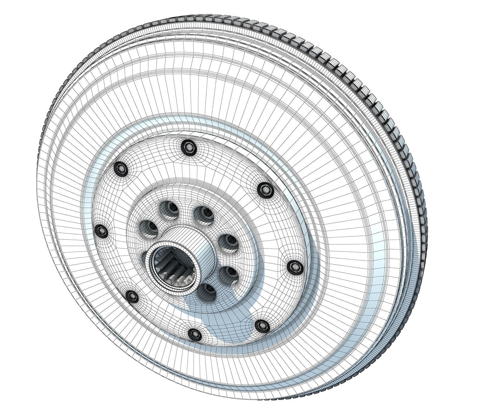 Engine Flywheel 019 3D model | CGTrader
