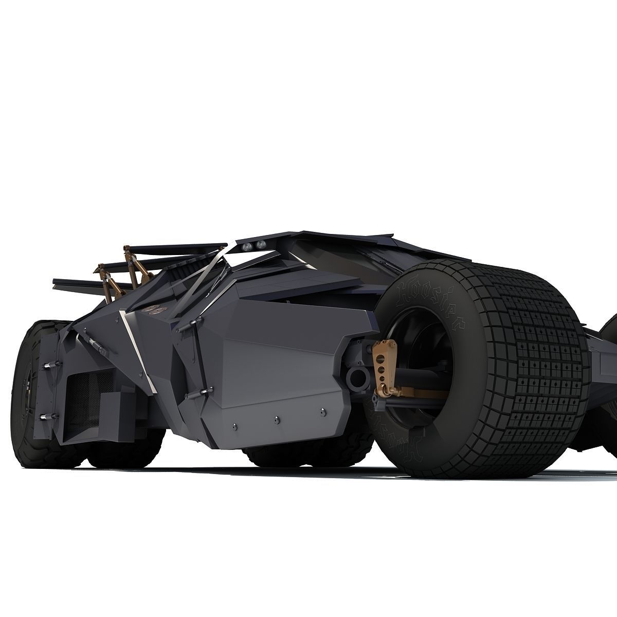 Black Batmobile 3D model | CGTrader