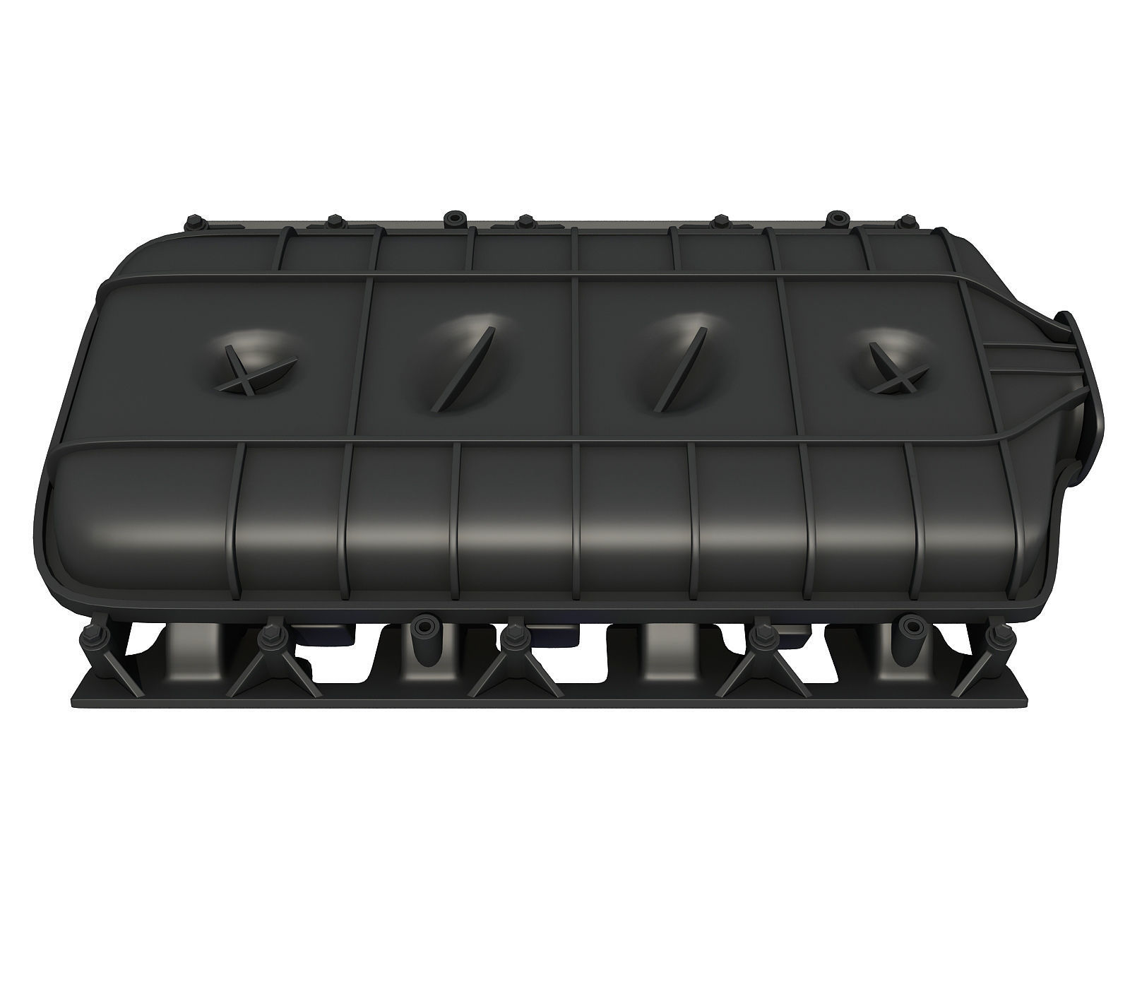 Black Car Engine Cover 3D model | CGTrader
