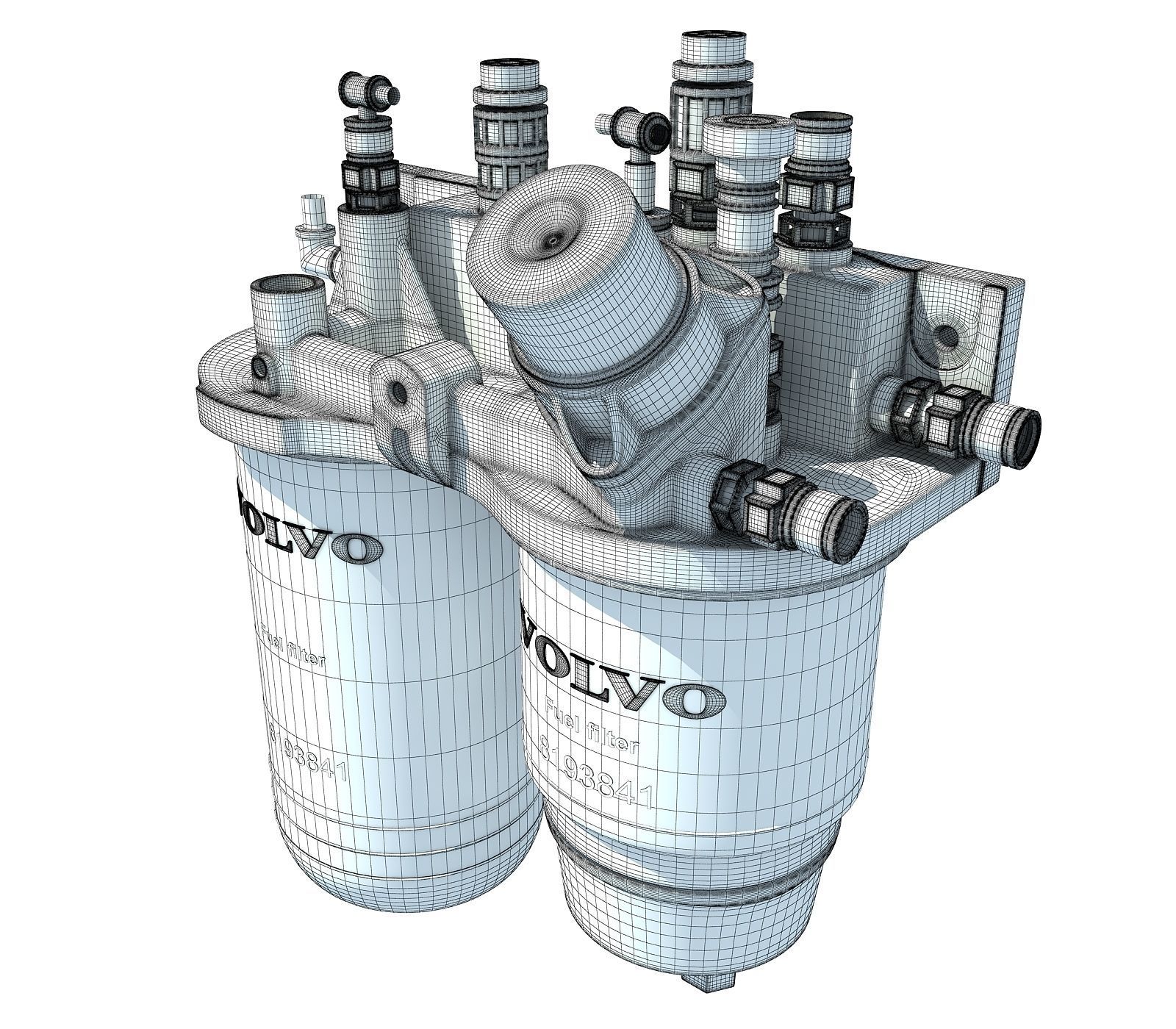 3D Fuel Oil Filter 3D model | CGTrader