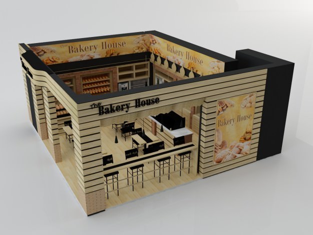 Bakery 3D Model .max .3ds - CGTrader.com