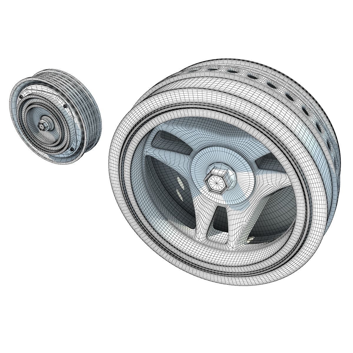 12 Engine Part Models 3D model | CGTrader