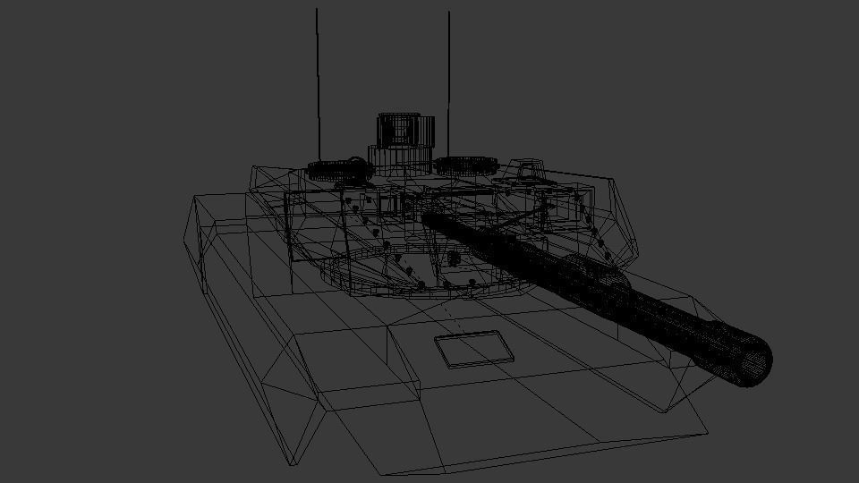 modern tank 3D model 3D printable | CGTrader