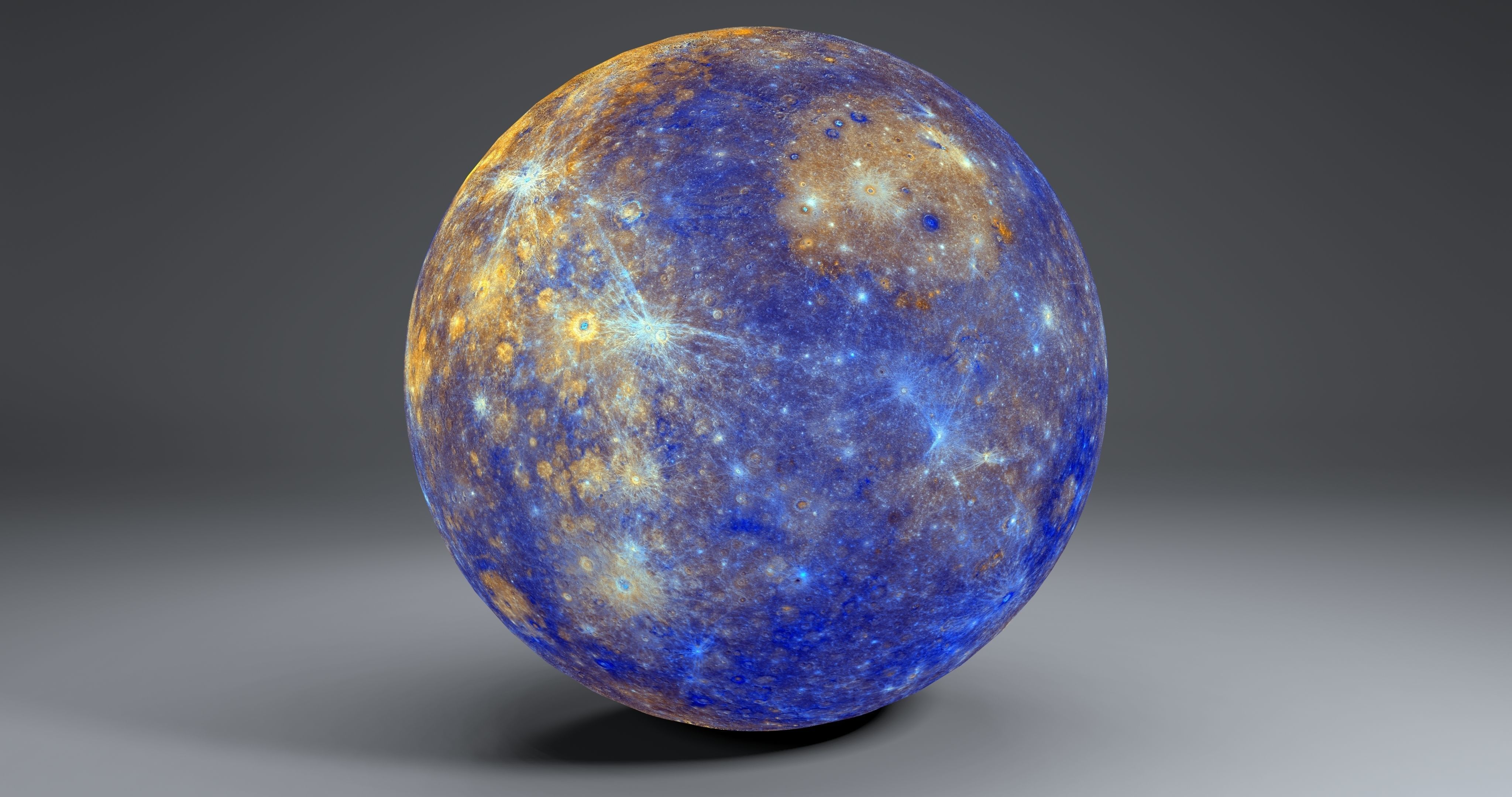 Mercury 11k Globe 3D model | CGTrader