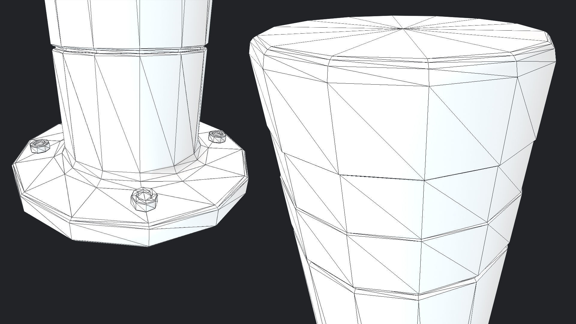 3D model Road Block Pillar PBR VR / AR / low-poly | CGTrader