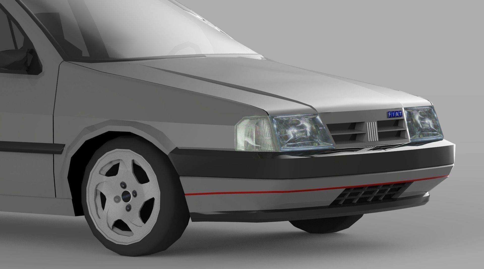 Fiat Tempra 1992 Low Poly Model 3D model | CGTrader