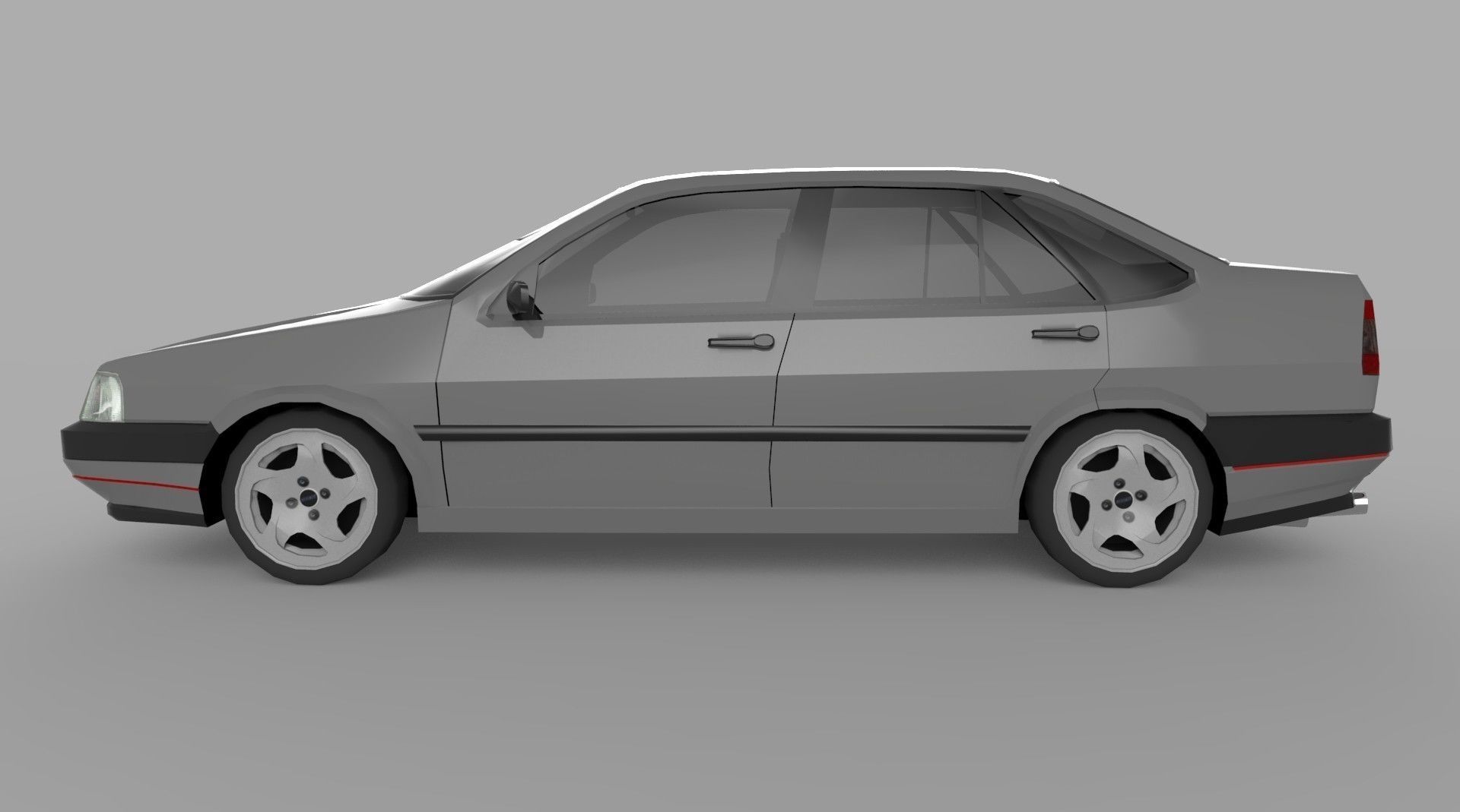 Fiat Tempra 1992 Low Poly Model 3D model | CGTrader