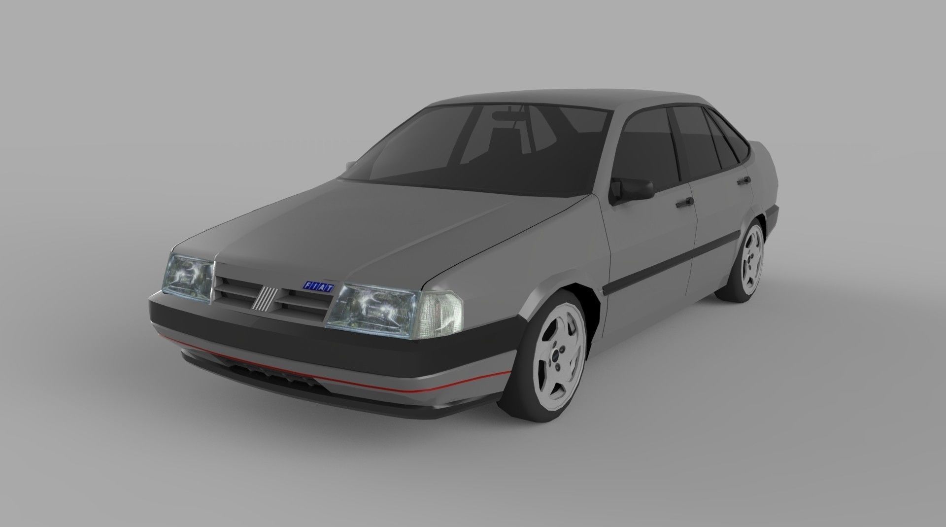 Fiat Tempra 1992 Low Poly Model 3D model | CGTrader
