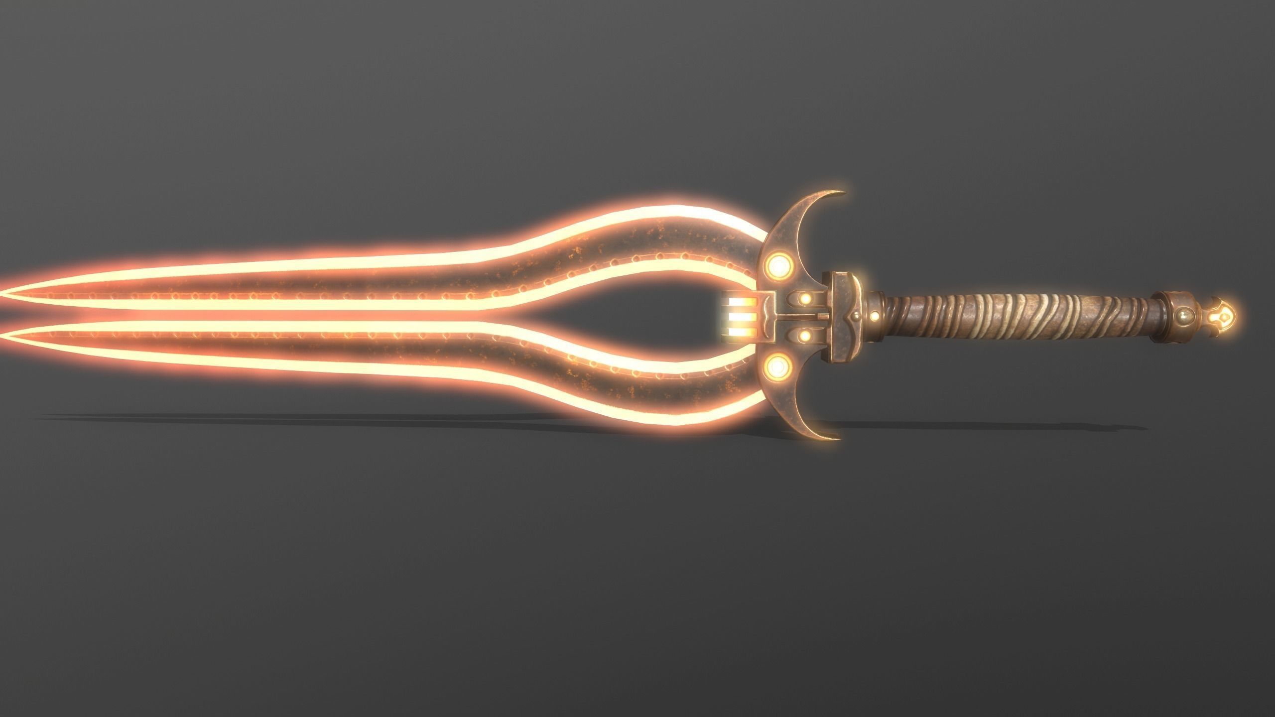 electro sword free VR / AR / low-poly 3D model | CGTrader
