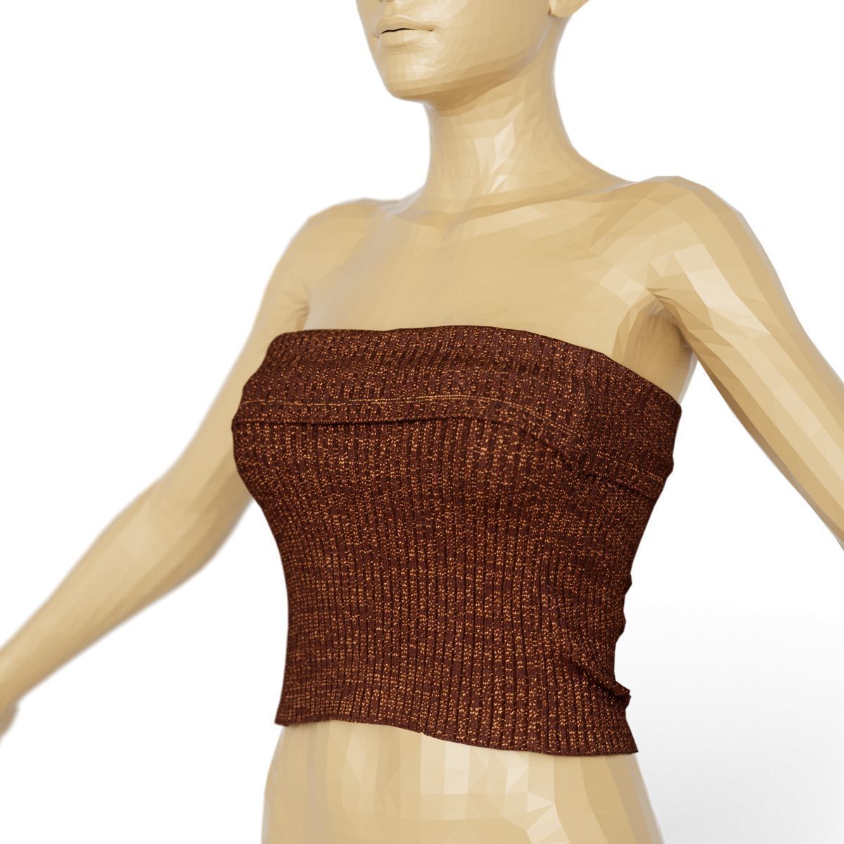 3D model 20 Tops and Dresses Fashion for Women Apparel VR / AR / low ...