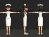 Nurse cartoon 3D model | CGTrader